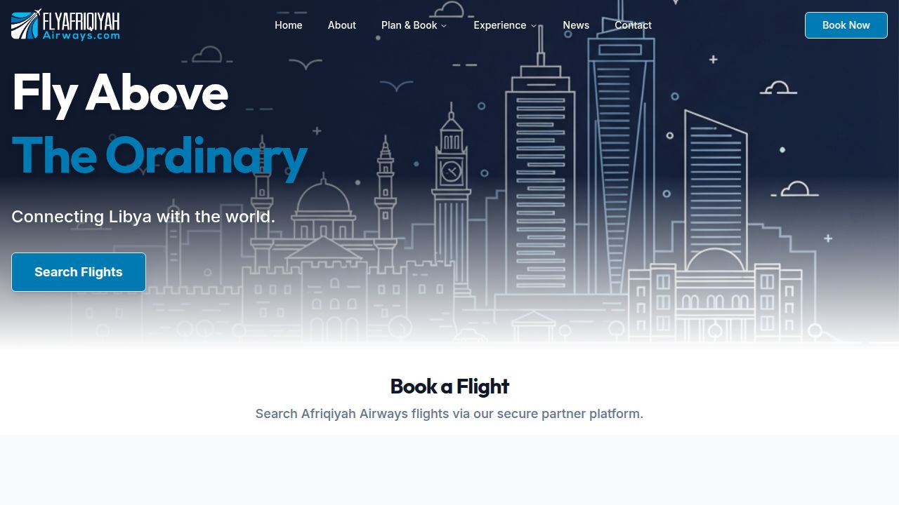 Fly Afriqiyah Airways | Book Afriqiyah Airways Flights